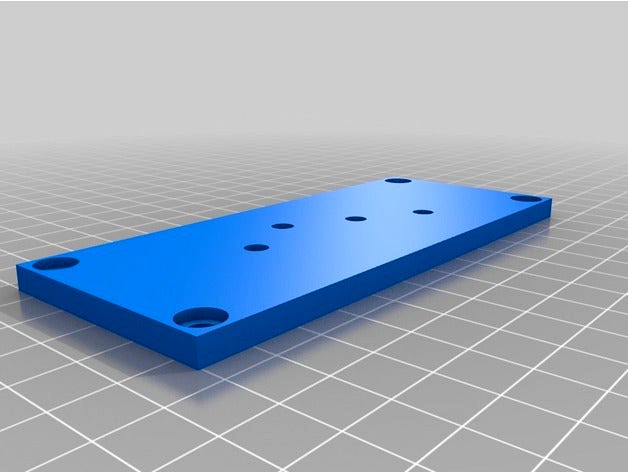 Sensor base for four PCB 208C01 force sensors for finger pressing ...