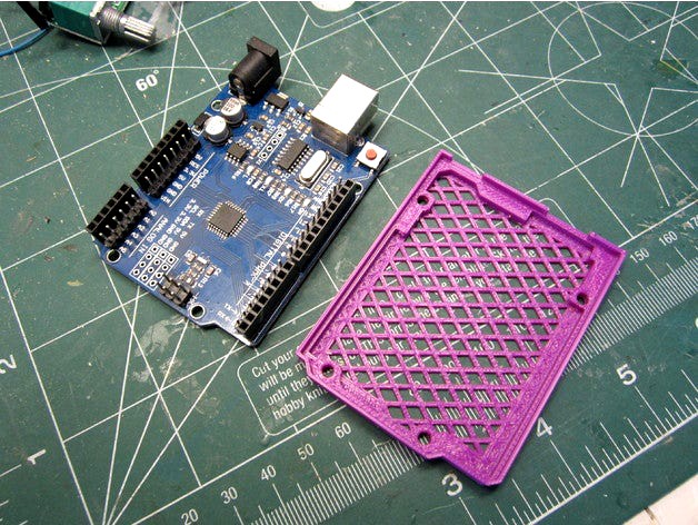 Arduino Uno Clone Bumper by jeplans 3d model