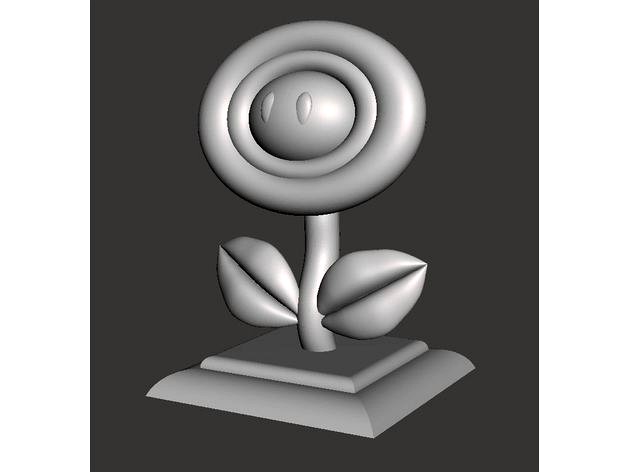 Mario bros Flower, Fleur super Mario by 3DFazz model