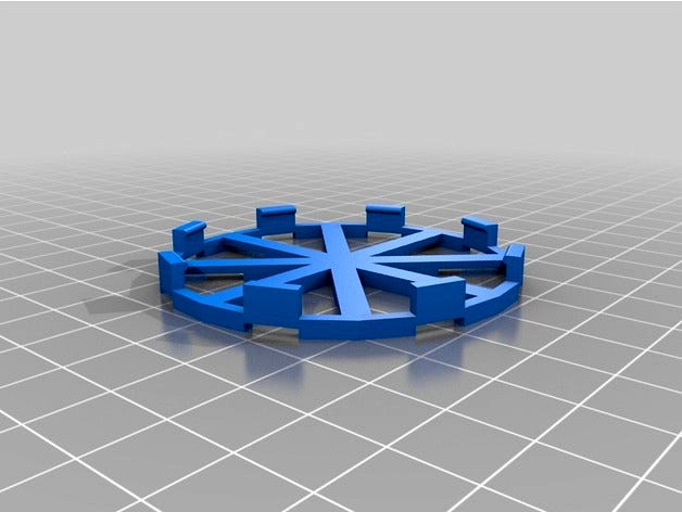 Shaving Cream Snap on Coaster Small Sized (Womens / Men) by gma124 3d model