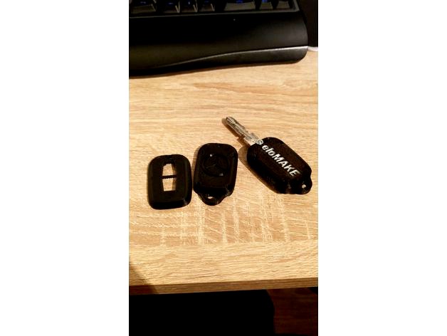 Mercedes Benz W124 Key with central locking by electrokill 3d model