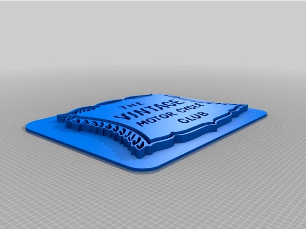 VMCC club Logo by bobmoffat 3d model