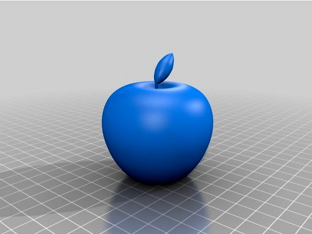 3D Apple Logo by jimflint80 model