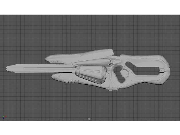 Storm Rifle [Halo 4] by misterchiefcostuming 3d model