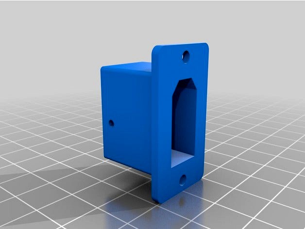 XT90 Panel Mount by SnakeP 3d model