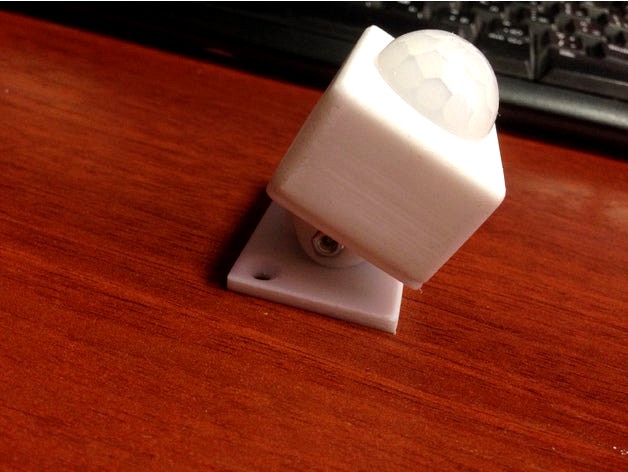 HC-SR501 PIR Motion Sensor box mount by Ruslan_Kulibin 3d model