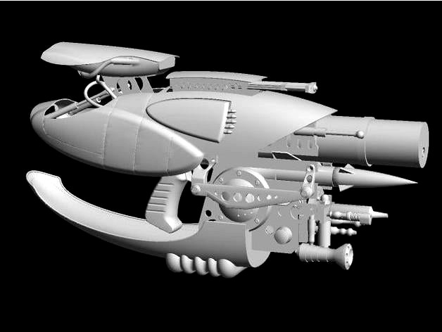 Zorg Industries ZF-1 by SciFiModels 3d