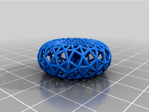 snub square torus by kennyp1369 3d model