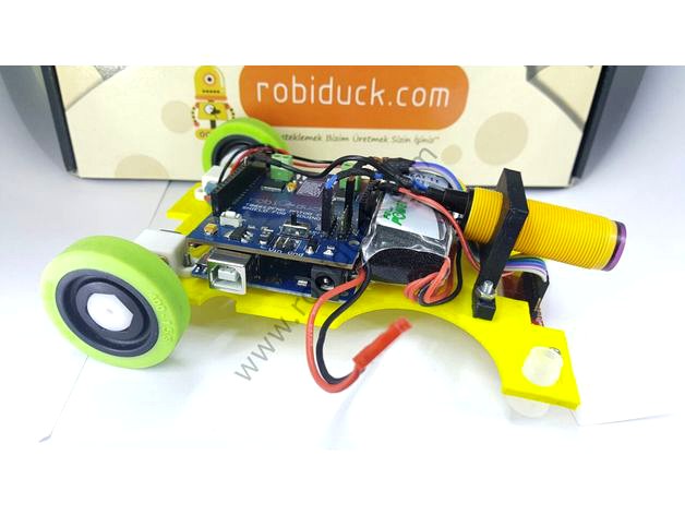 Hizli Cizgi İzleyen Robot Gövdesi ( Line Follower Chassis ) by Robiduck ...
