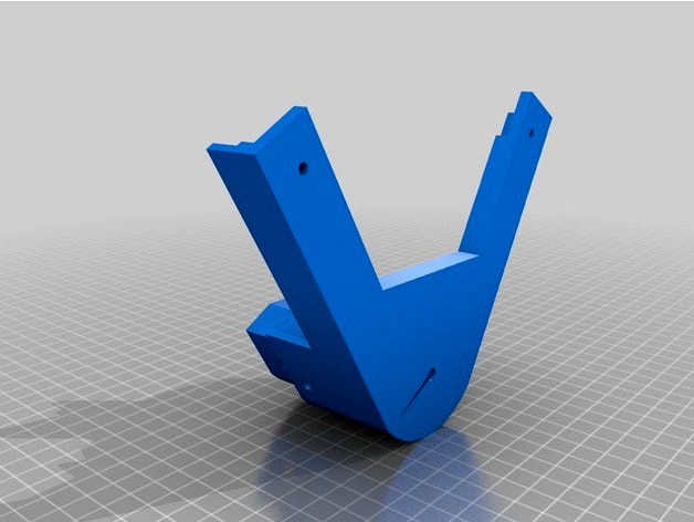 Kossel Mini base by Plecto 3d model