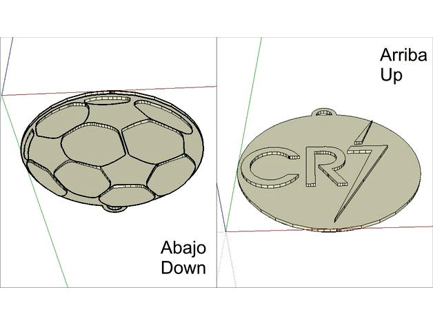 CR7 Nike Logo Design Cristiano Ronaldo (keychain) by facacabemer 3d model