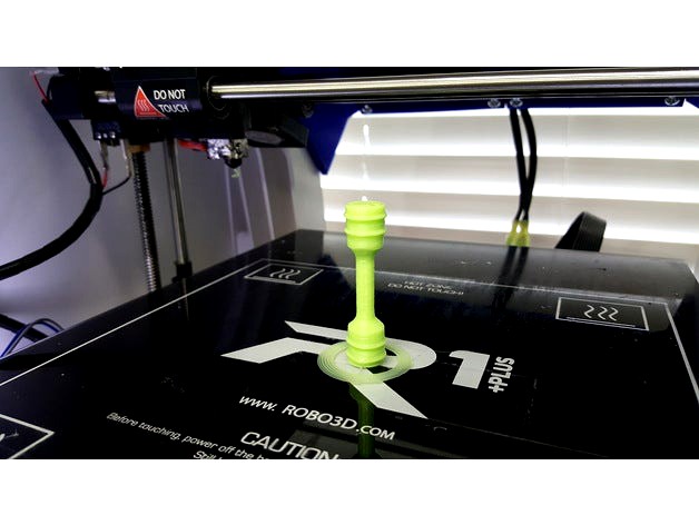 Filament Strength Test Specimens by flyingaz 3d model