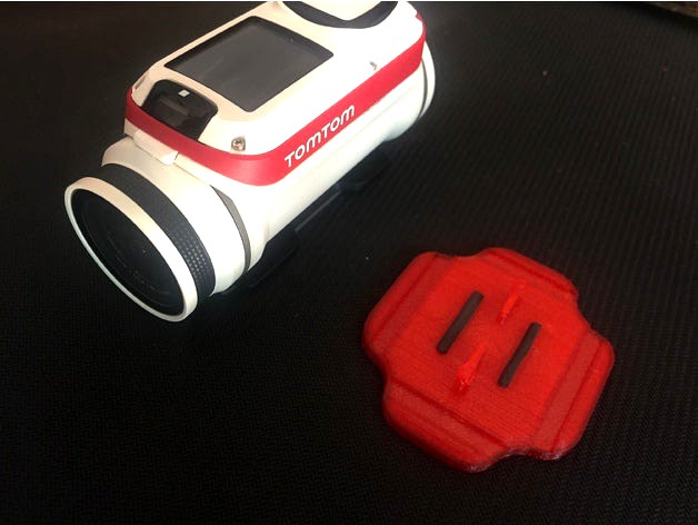 TomTom Bandit Cable Tie Mount by pbeyl 3d model