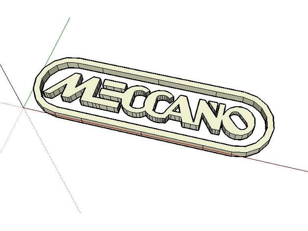 Logo Meccano by facacabemer 3d model