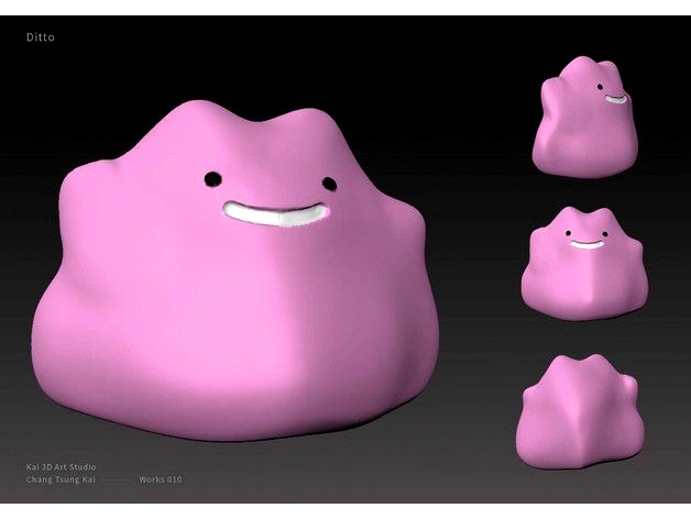 pokemon Ditto by kai6661305 3d model