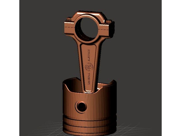 GE Locomotive Piston by Ronebones 3d model