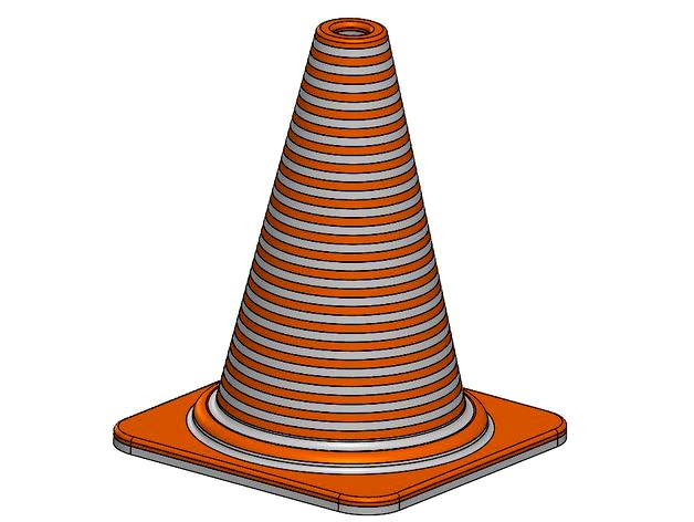 Dual Color Cone 1mm pitch by Krog 3d model
