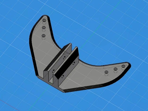 Rudder Servo Horn by cgapeart 3d model
