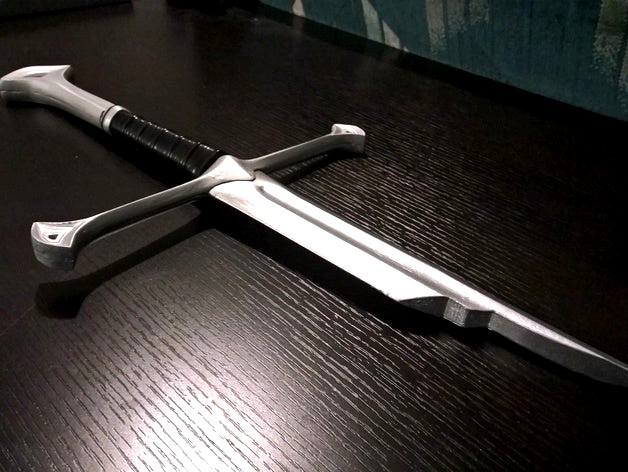 Narsil - Isildur's sword by jwforcier 3d model