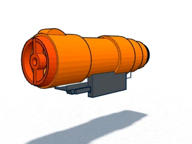 Custom Nerf Sniper Scope (TF2 Inspired) by Speed_strike 3d model