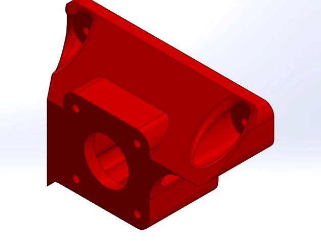 Ultimaker 2 Aluminum Extrusion Clone Direct Drive Axes by liu_d 3d model