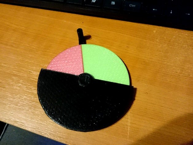 Restroom occupied spinning sign by Zoli4911 3d model