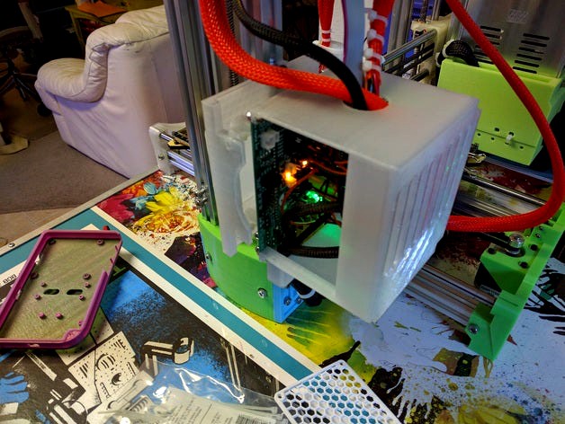 Enclosure and mount for reprap PICA printer controller board for Wilson ...