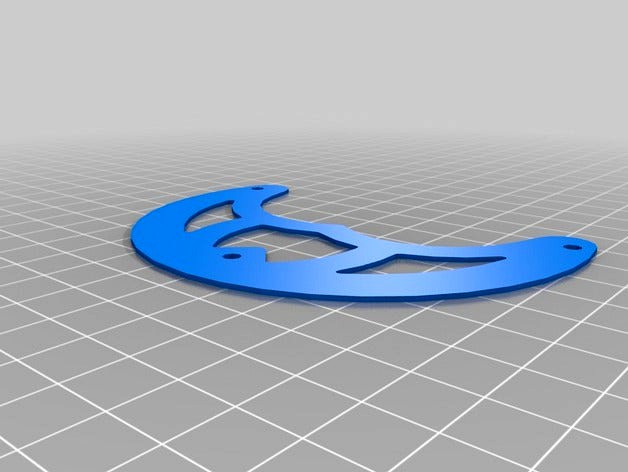 Ceiling Fan Blade Spacer by shaqwill 3d model