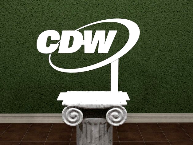 CDW Logo by AwesomeA 3d model