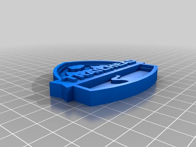 Salesforce Trailhead logo by FishOfPrey 3d model