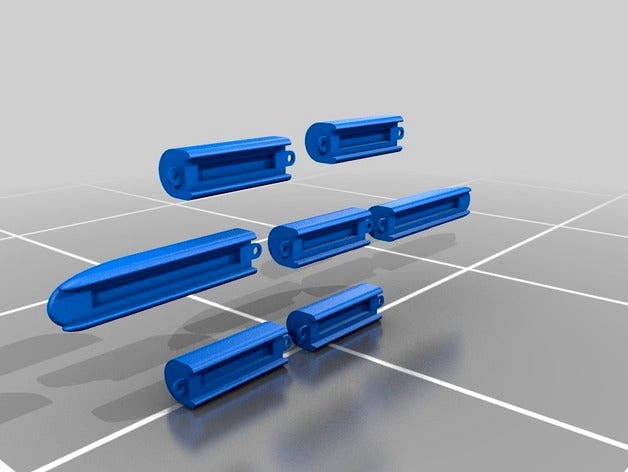Mini Maglev Train Mkii By Tfmsgderek 3d Model