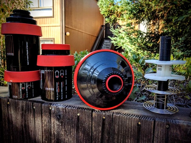 Core and cog lid for Jobo Tank System 1500/2500 by frederikkemner 3d model