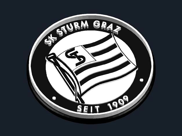 SK Sturm Graz - Logo by CSD_Salzburg 3d model