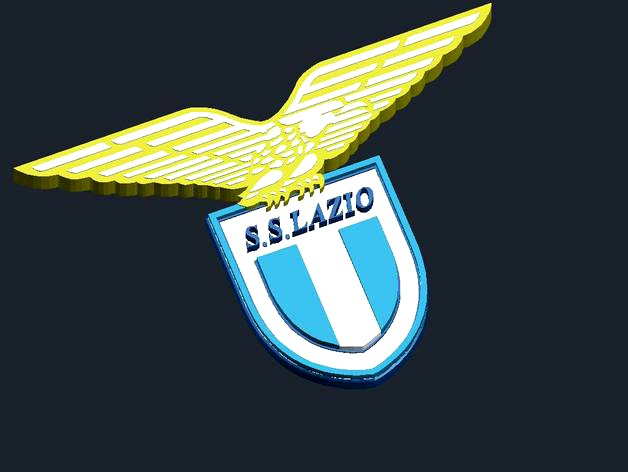 Lazio Roma - Logo by CSD_Salzburg 3d model
