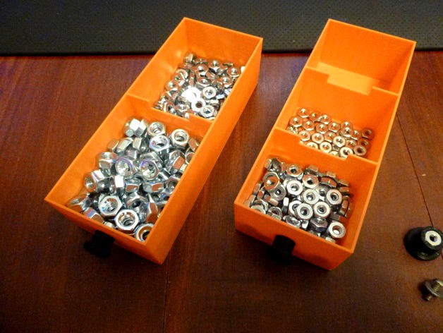 Stack On Replacement Drawers with Handles by Masterkookus 3d model