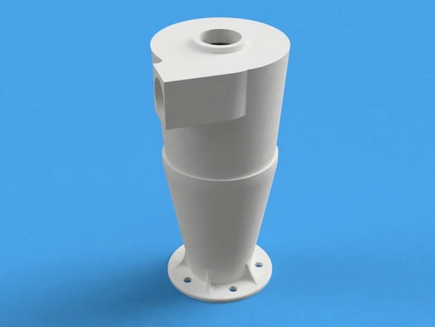 Cyclone Dust Separator by lolsborn 3d model