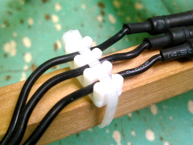 Motor wire clamps by DaveThing2016 3d model