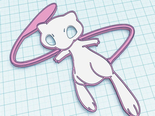 Pokemon - Mew Art by we3duk model