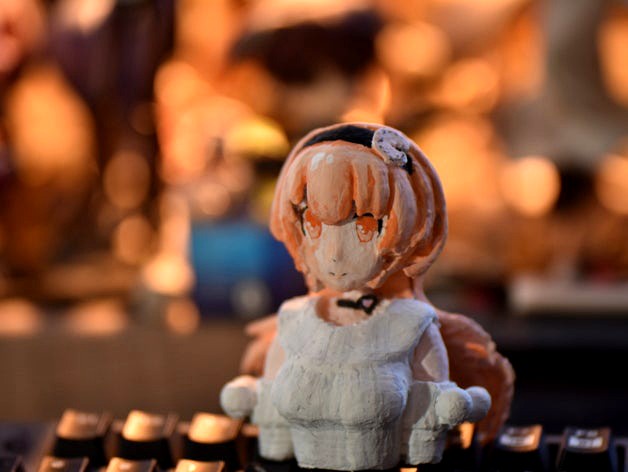 Compa bust (Hyperdimension Neptunia) by Gunbard 3d model