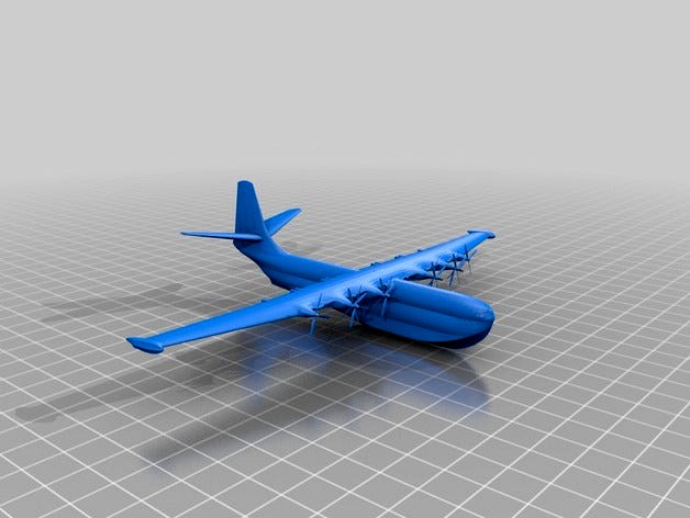Saunders Roe Princess by AdmiralPumpkinPie24 3d model