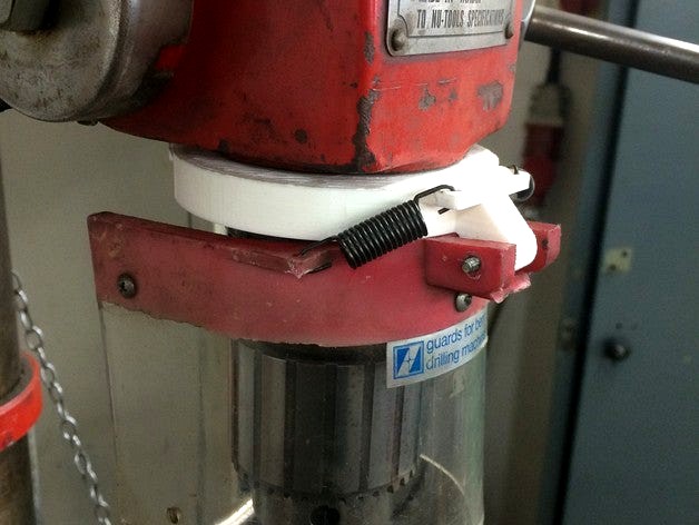 Pillar Drill Guard Bracket by dantyas 3d model