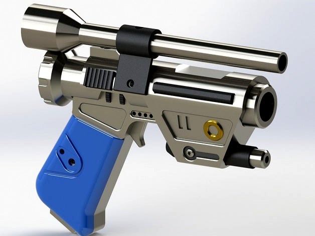 Flashy - a Star Wars the Old Republic blaster by ProtoPROPS 3d model