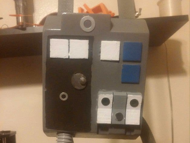 X-Wing Pilot Chest Box by jamie-cakes 3d model