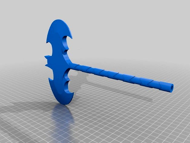 Batman Symbol Battle-Axe by BlueFenix 3d model