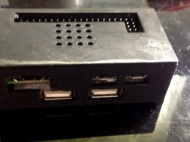 Raspberry PI Zero 1.3 + USB Hub Case by netoobuntu 3d model