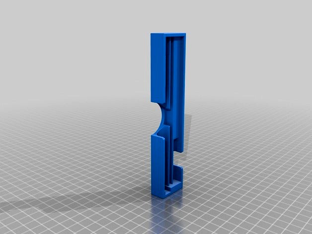 Surface Pro 3 Pen and Extra Battery Holder by r2db 3d model