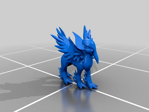 Mega Absol by lemundiana 3d model