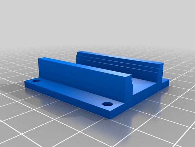 Arduino Nano Holder by raster 3d model