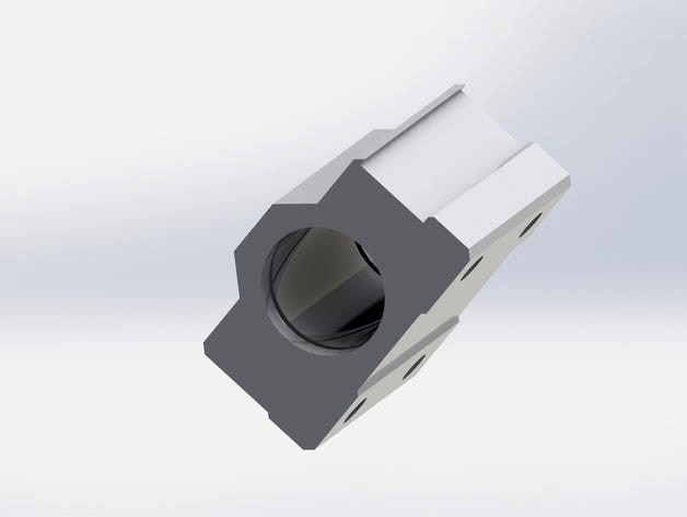 SC8UU Wanhao Duplicator I3 with gt2 belt space by tezz 3d model