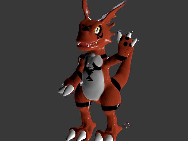 Guilmon by dragonights91 3d model